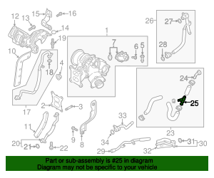2018-2022 Volkswagen Water Hose T-Connector 5Q0-121-087-A | OEM Parts ...