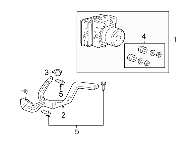 2012 Acura RDX Modulator Assembly, Vsa 57111-SZP-A03 | Acura Automotive ...