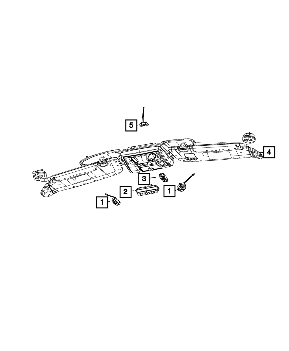2012-2020 Mopar Sliding Door Switch 68141126AA | Mopar eStore