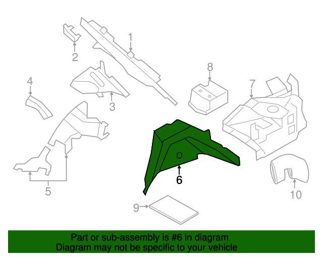 Genuine BMW 51-48-9-113-351 | Front Insulator | FREE Shipping on Most ...