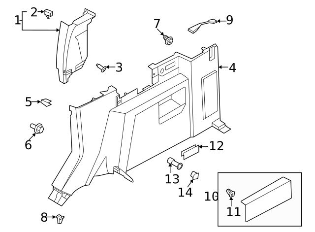 Original 2021-2024 Ford Bronco Cover M2DZ-7831288-BA | Levittown Ford Parts