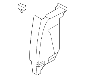 2021-2023 Ford Bronco Pillar Trim m2dz7831012ab | TascaParts.com