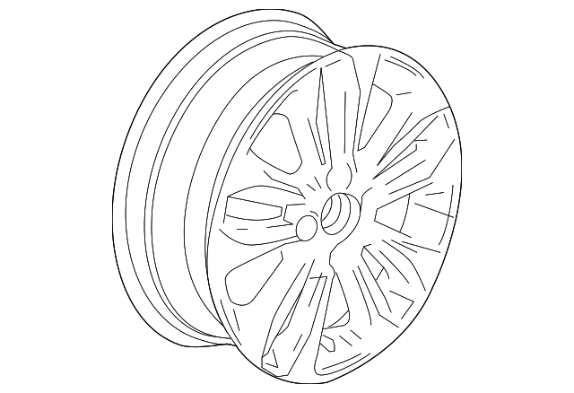2019-2022 Chevrolet Spark 15x6-Inch Aluminum Wheel 42496076 GM ...
