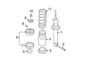 33506779488 - 2002-2022 BMW Strut Bolt (33-50-6-779-488) | BMW of South ...