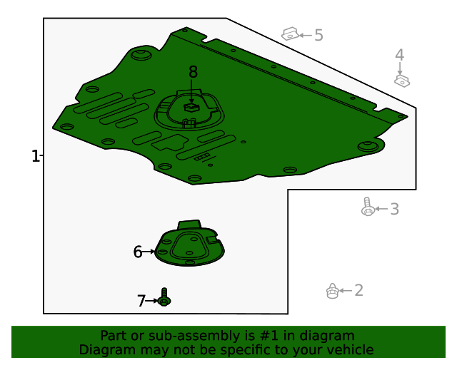 2020-2024 GM Insulator 60005893 GM | GMPartsDirect.com
