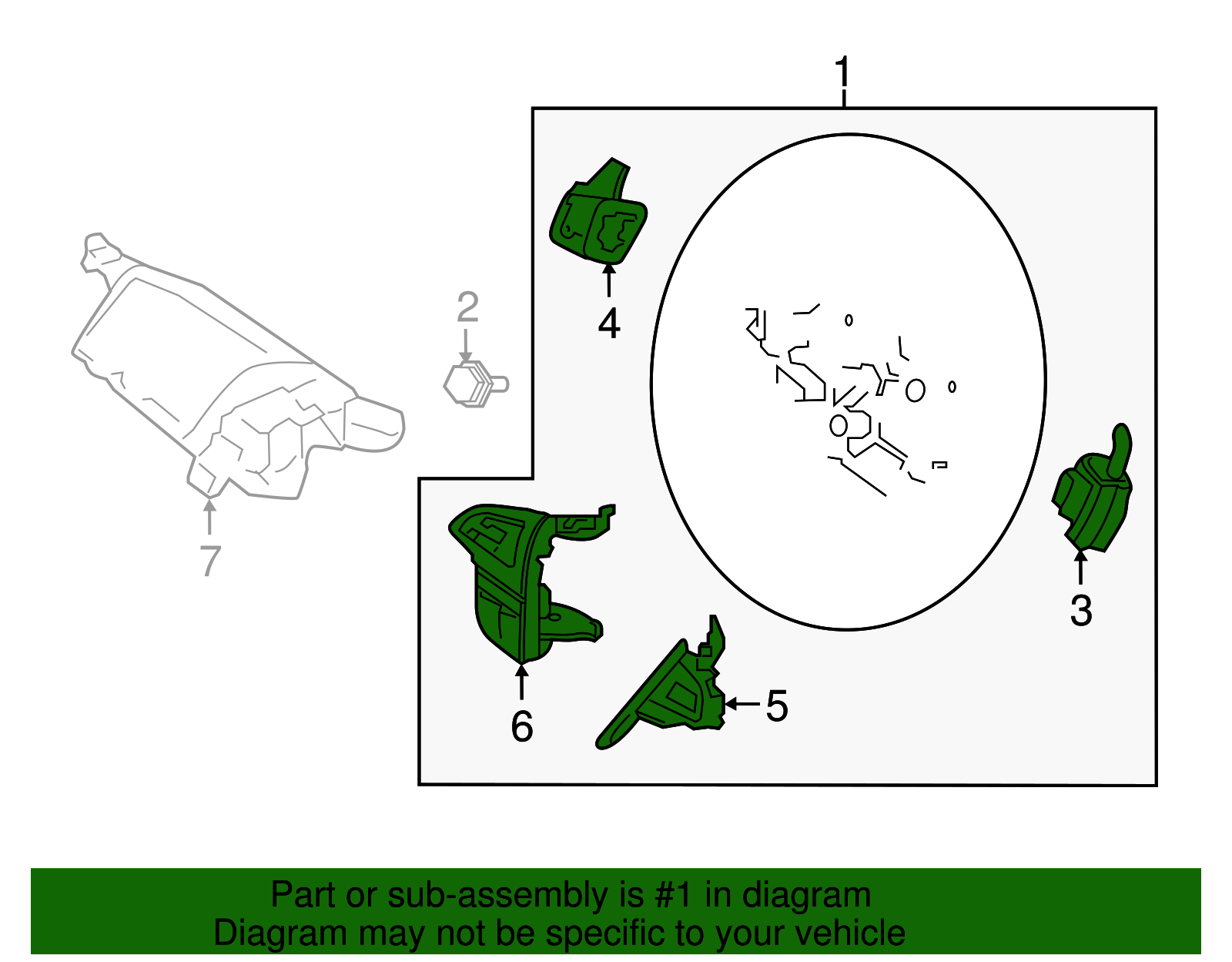 2018-2019 Ford Escape Steering Wheel JJ5Z-3600-EA | Varsity Ford