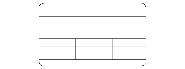 97699-H9100 - AC Label 2018-2021 Kia Rio | Kia.Parts Store