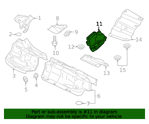 8W7-804-174 - Exhaust Heat Shield 2018-2023 Audi | Audi OEM Parts