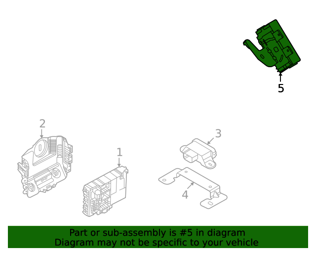 2020-2023 Ford Escape Trailer Light Control Module LJ6Z-19H332-A ...