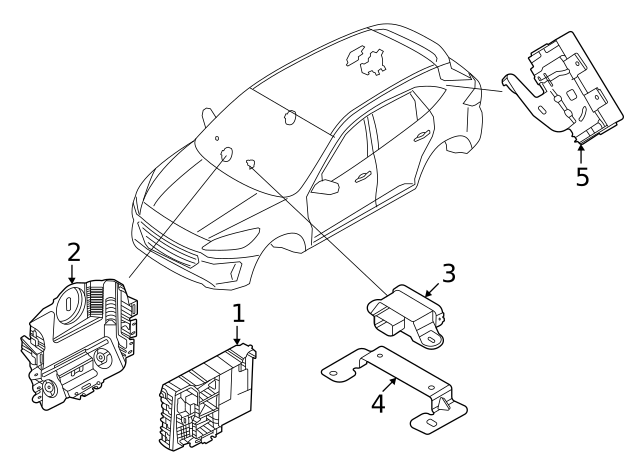 LX6Z-15604-W - Control Module 2020-2024 Ford Escape | Big 3 Auto Parts