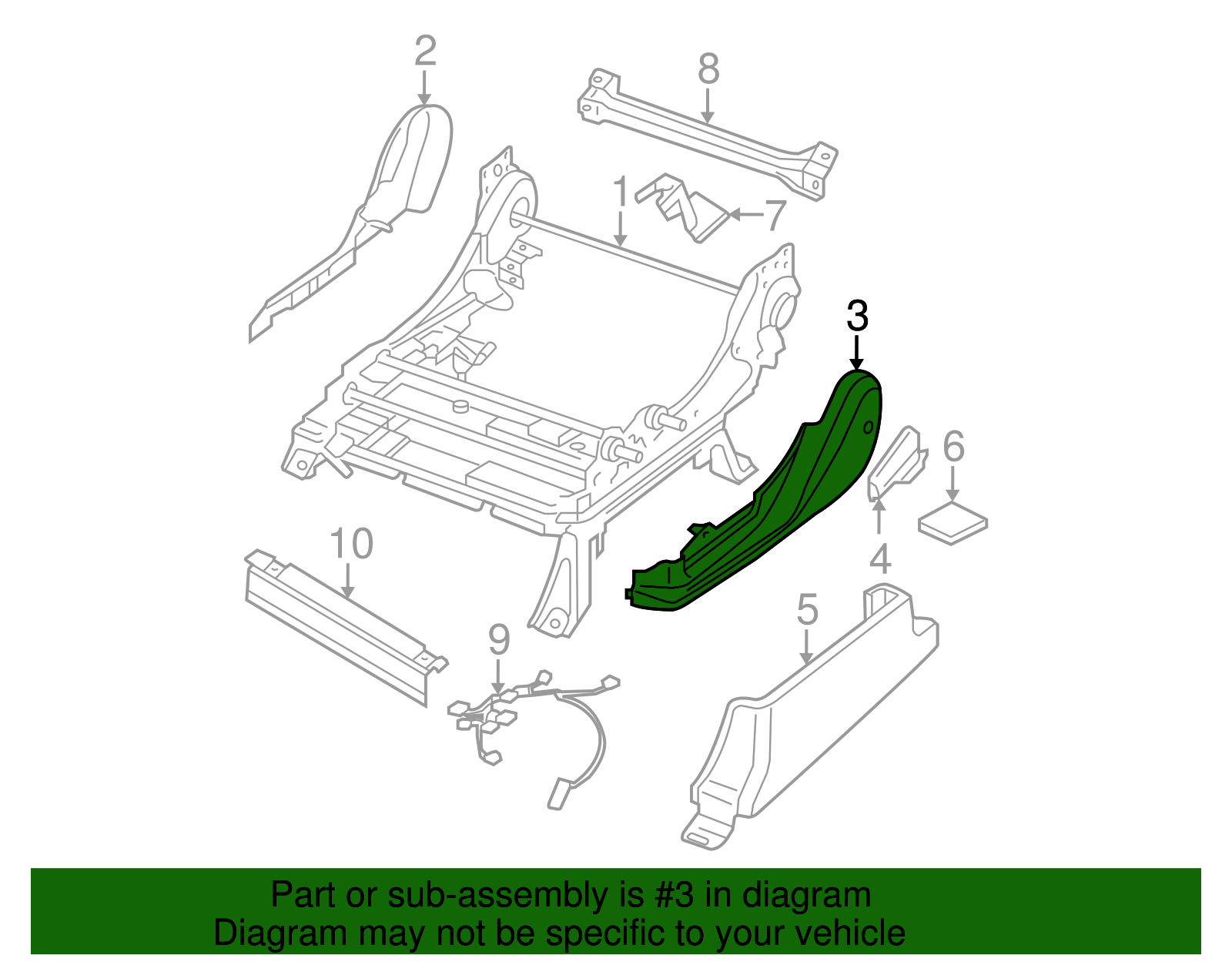87380-EA200 - Side Cover 2005-2019 Nissan | AutoNation Parts