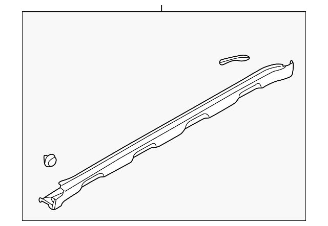 2010-2014 Subaru Outback Rocker Molding 91112AJ11A | Subaru Parts Store
