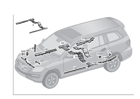 Cable Covers and Cable Ducts for 2017 Mercedes-Benz GLS 63 AMG ...