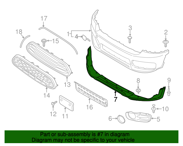 51-11-7-390-521 - Spoiler - 2017-2020 Mini Cooper Countryman | BMWPartsHub
