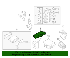 2019-2020 Nissan Armada Body Control Module 284B1-6JC1A | Team Nissan Inc.