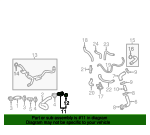 2010-2011 Cadillac SRX Radiator Inlet Hose Connector 13325109 ...