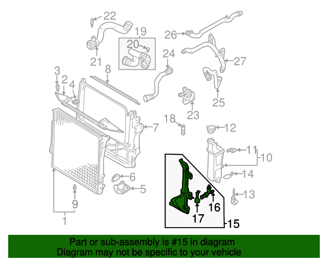 Genuine BMW 17-11-1-438-818 | Mount Bracket | FREE Shipping on Most ...
