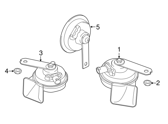 2012-2024 Porsche Horn 991-635-160-01 | AutoNation Parts