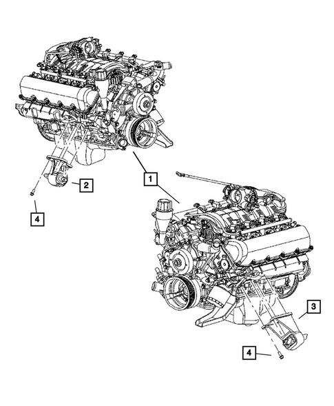 Engine Mounting for 2006 Dodge Durango | DodgeParts.com