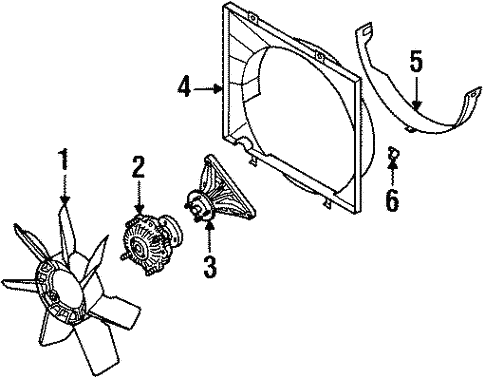 Cooling Fan for 2000 Isuzu Rodeo | Isuzu Parts Center