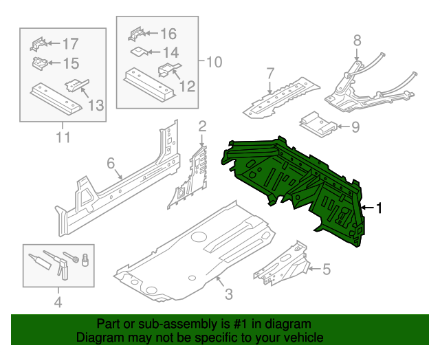 981-551-035-25-C75 - Partition Panel 2017-2024 Porsche 718 Cayman ...