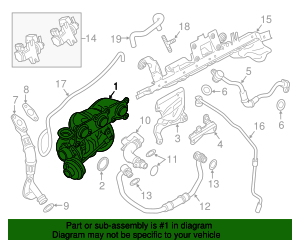 11657649296 - 2008-2012 BMW Turbocharger (11-65-7-649-296) | BMW of ...
