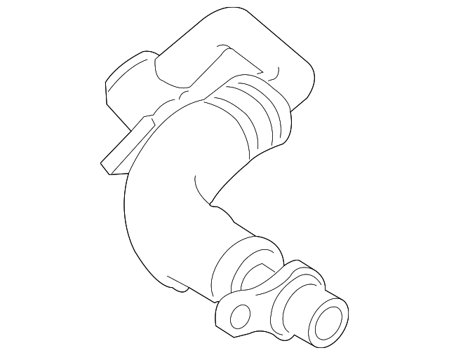11537563707 - 2008-2012 BMW Water Inlet Tube (11-53-7-563-707) | Parts ...