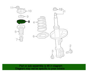 4847141012 - Upper Seat 2004-2018 Toyota | AutoNationParts.com