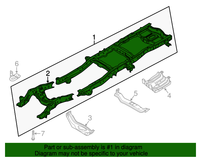 2011-2016 Ford Frame Rail GC3Z-5005-B | QuirkParts