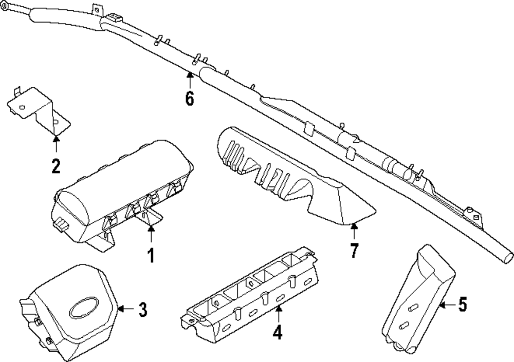 2024 Ford Ranger Passenger Inflator Module N1WZ-26044A74-E | OEM Parts ...