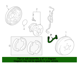 90080-94098 - Brake Hydraulic Hose - 1992-2003 Toyota | OEM Genuine Parts