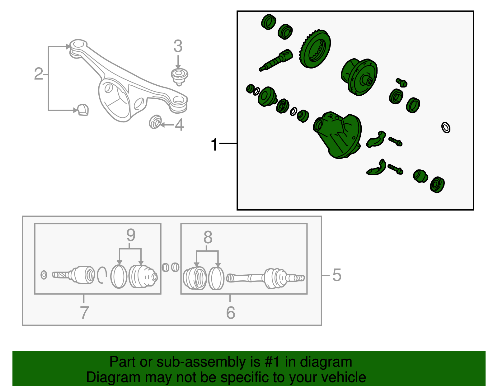 MA11-27-100 - 1999-2005 Mazda Miata - Differential Assembly | Mazda ...