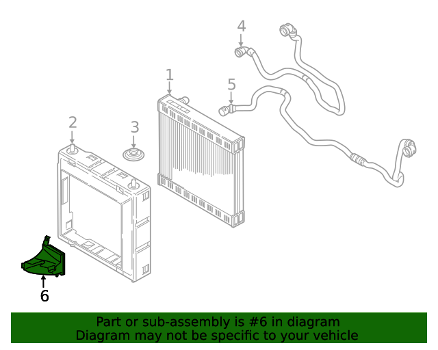 51748059688 - 2018-2019 BMW 640i xDrive Gran Turismo Air Duct (51-74-8 ...