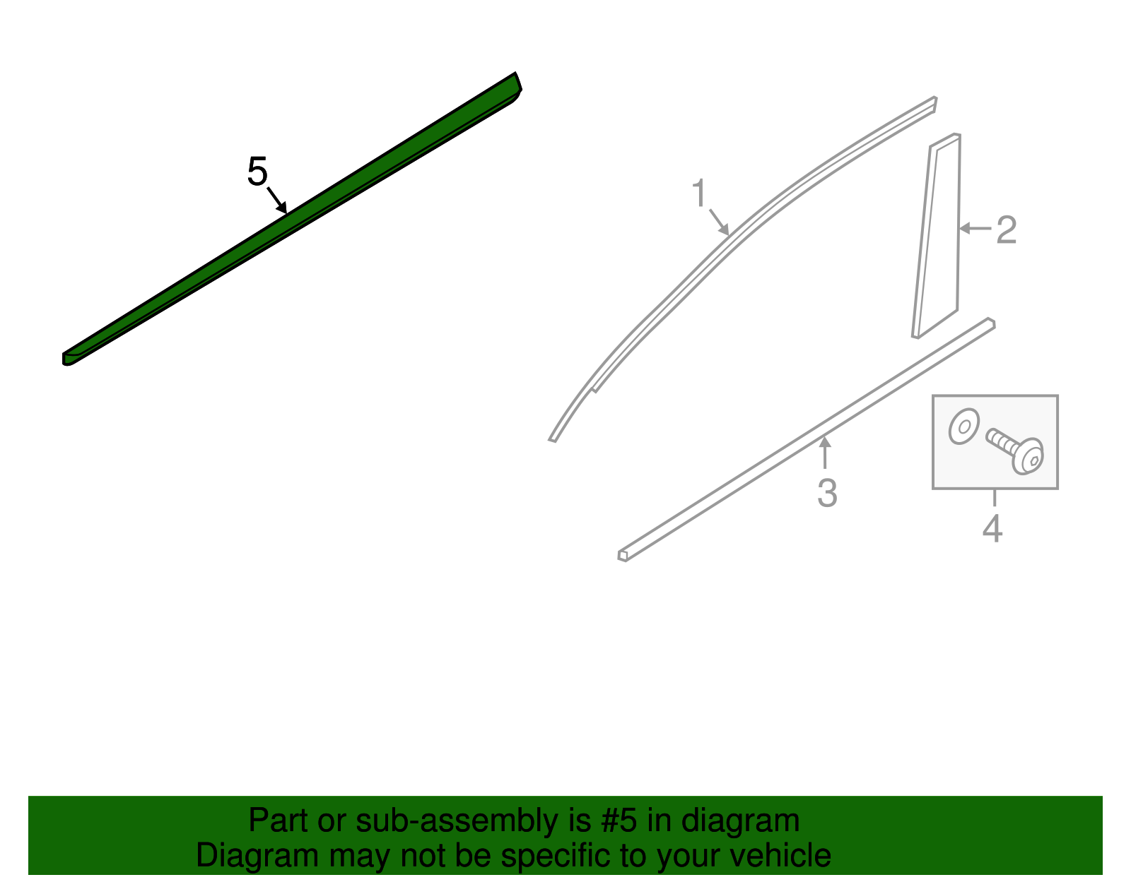 87711-G7000-PSM - Door Molding 2020-2021 Hyundai Ioniq | AutoNation Parts