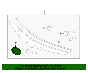 Genuine Hood Emblem for 2011-2015 Hyundai Sonata | Part# 86300-4R000 ...