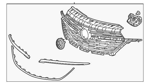 2020-2023 Buick Encore GX Front Grille 42790131 GM | GMPartsDirect.com
