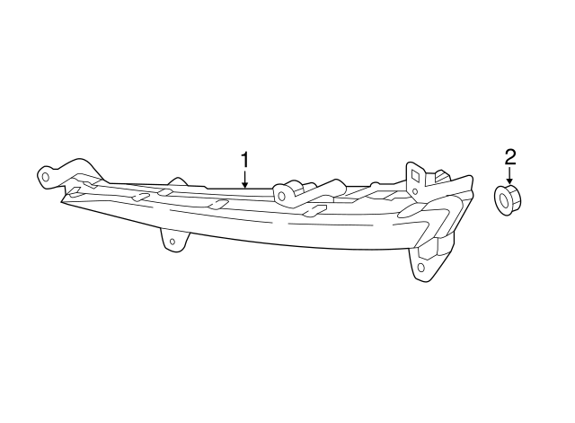 92207-D2010 - Daytime Running Light 2017-2019 Genesis G90 ...