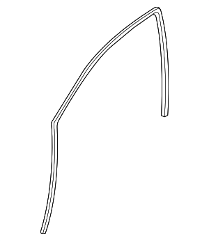 95980734 - Passenger Side Front Door Window Frame Sealing Strip 2004 ...