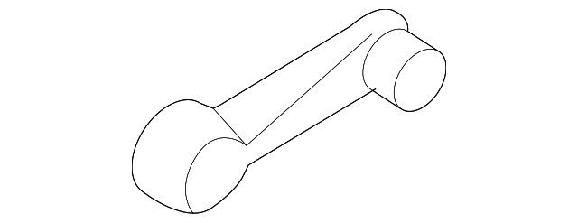 2006-2011 GM Anthracite Black Side Door Window Regulator Handle ...