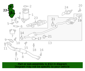 2017-2021 GM Catalytic Converter Heat Shield 12673190 | GMPartsDirect.com