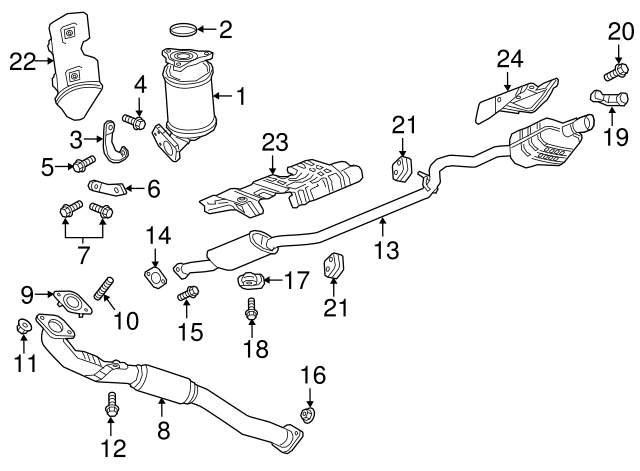 Muffler & Pipe Gasket - GM (22816982) | TascaParts.com