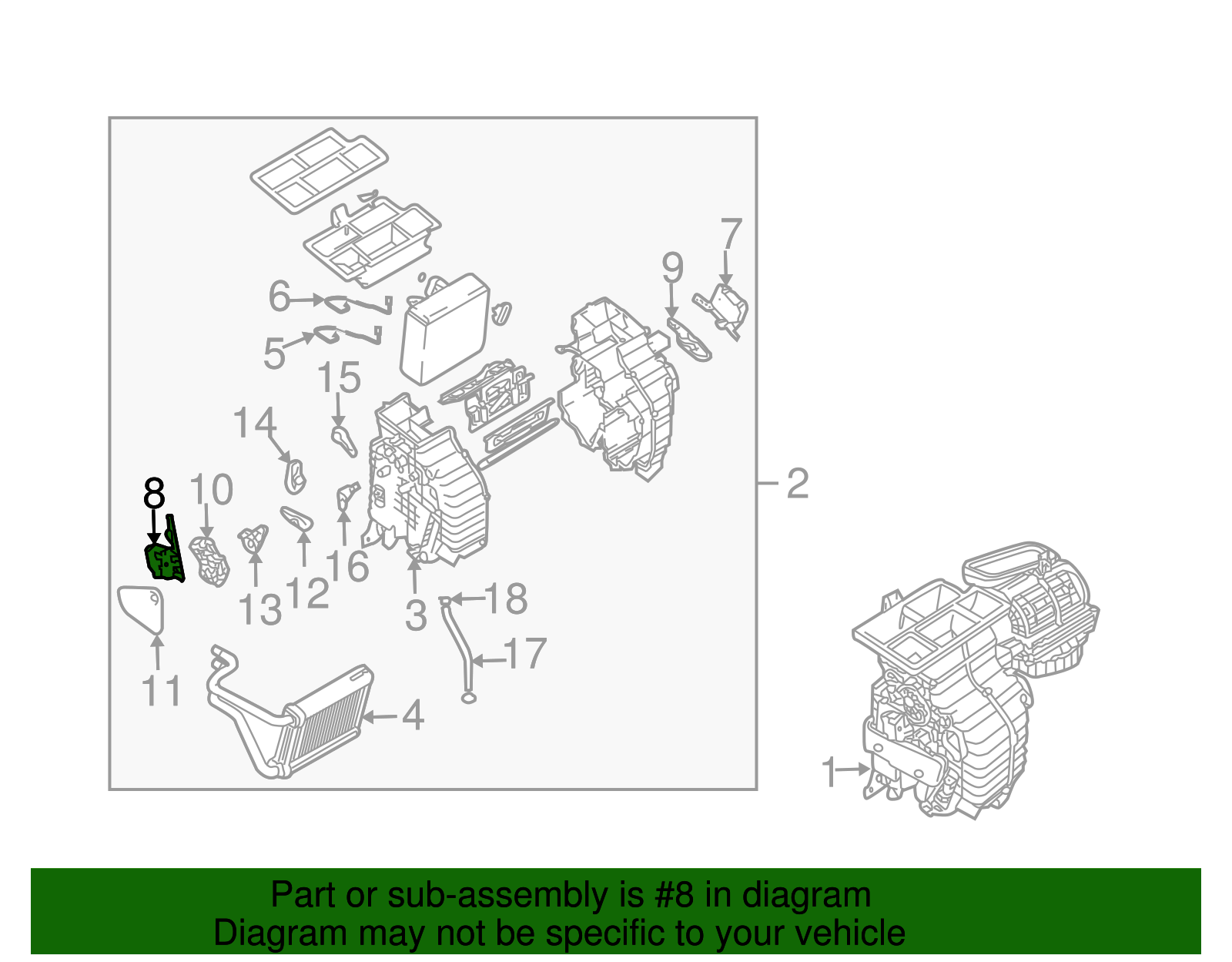 97154-2E200 - Actuator - 2005-2009 Hyundai Tucson | World OEM Parts Hyundai