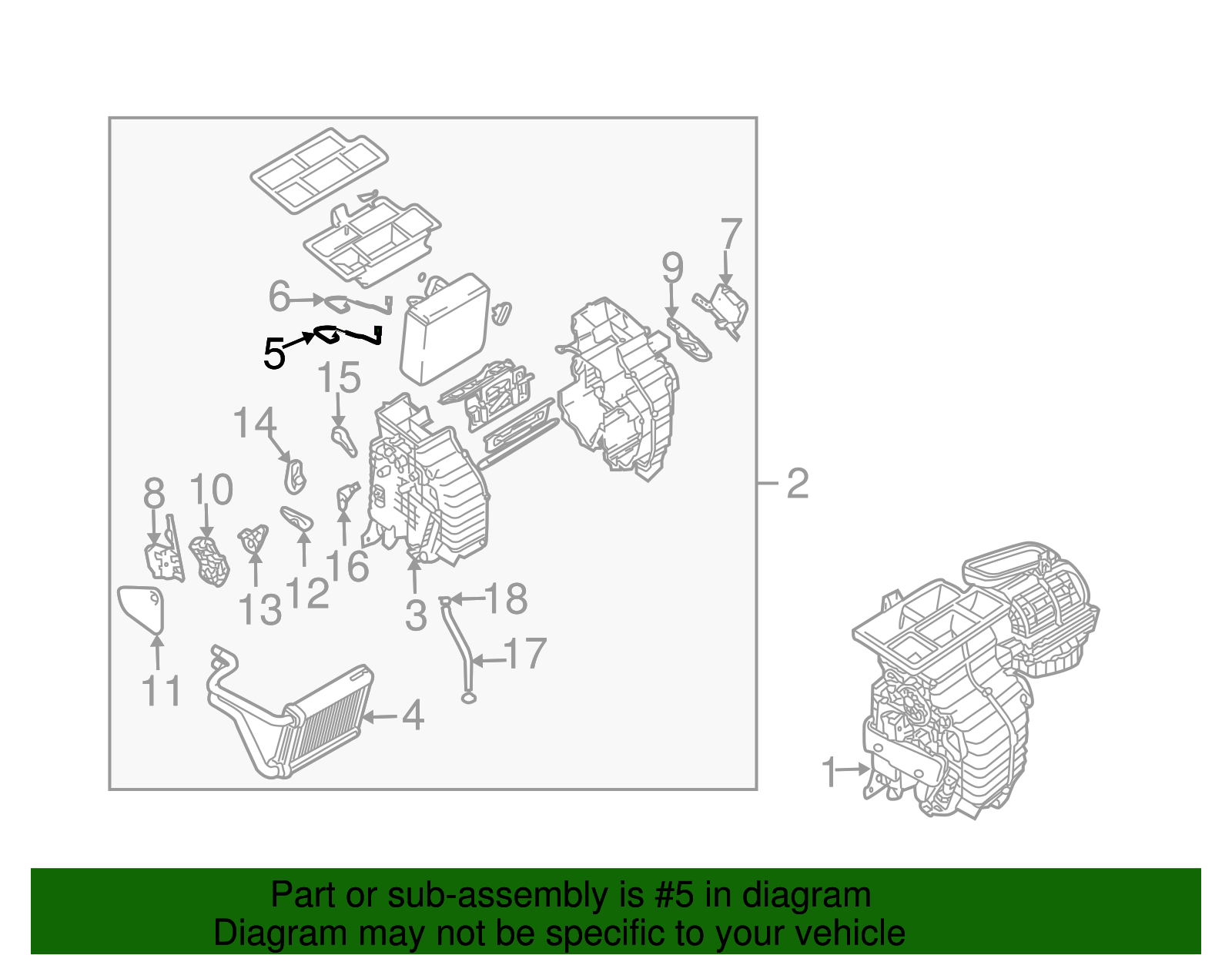 2005-2006 Hyundai Tucson HVAC Evaporator Temperature Switch 97143-2E200 ...