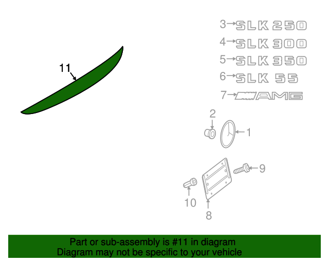 172-790-00-88-9149 - Spoiler 2014-2019 Mercedes-Benz | Mercedes-Benz ...