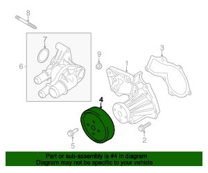 2014-2020 Ford Pulley DS7Z-8509-A | TascaParts.com