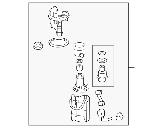 2012-2017 Toyota Camry Fuel Pump And Sender Assembly 77020-06286 ...