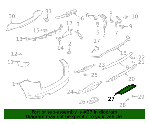 2021-2023 Jaguar F-Pace Lower Panel T4A38174 | Jaguar Paramus Parts