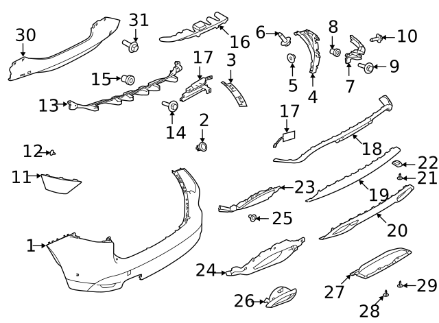 2021-2023 Jaguar F-Pace Insert T4A38157LML | AutoNationParts.com