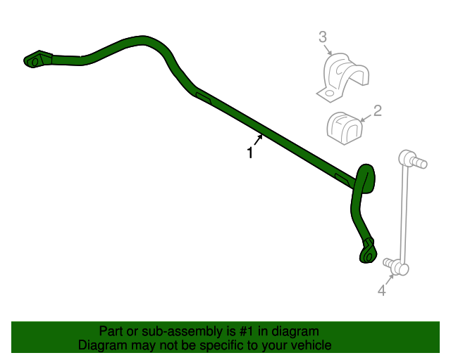 30760995 - Stabilizer Bar - 2004-2011 Volvo | Volvo OEM Parts Direct