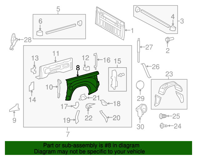 65817-0C120 - Outer Panel - 2014-2021 Toyota Tundra | OEM Genuine ...